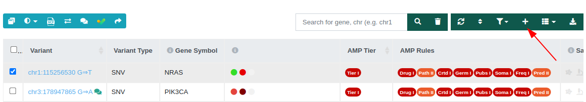 Custom Variant Classifications