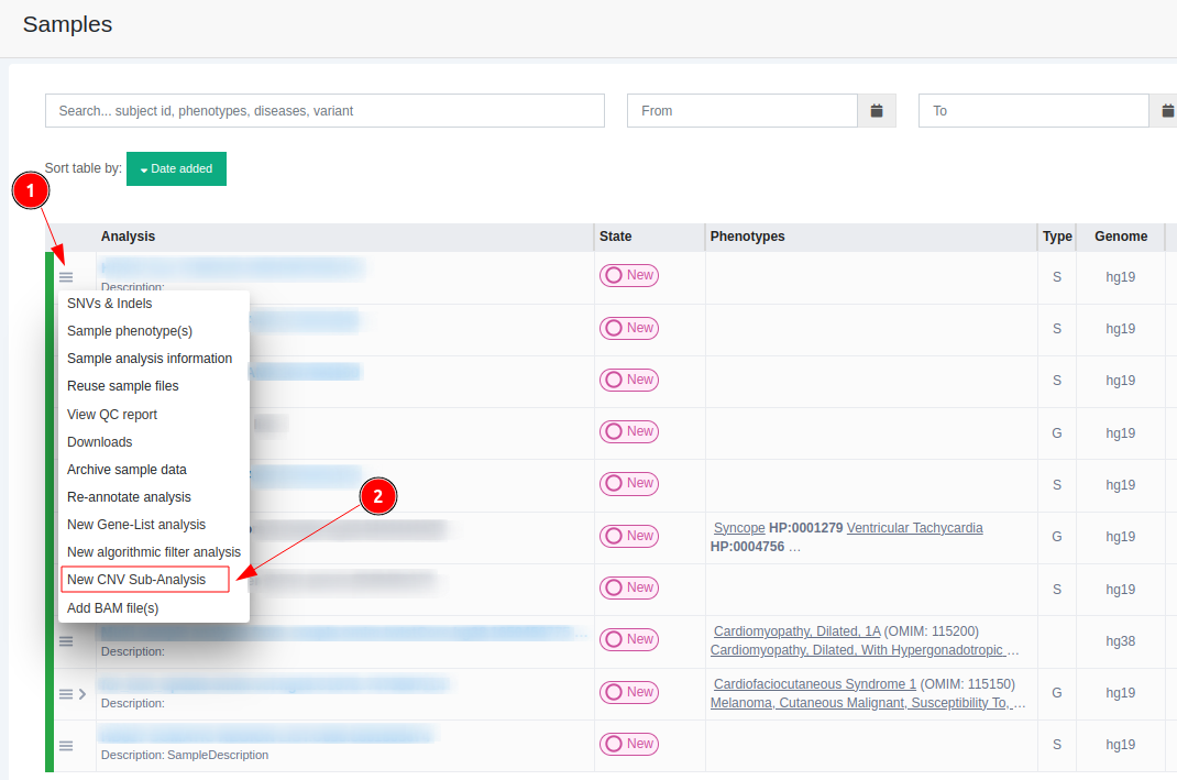 CNV/SV annotation (from VCF)