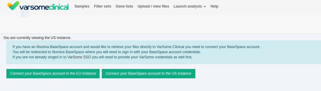 Illumina BaseSpace Integration
